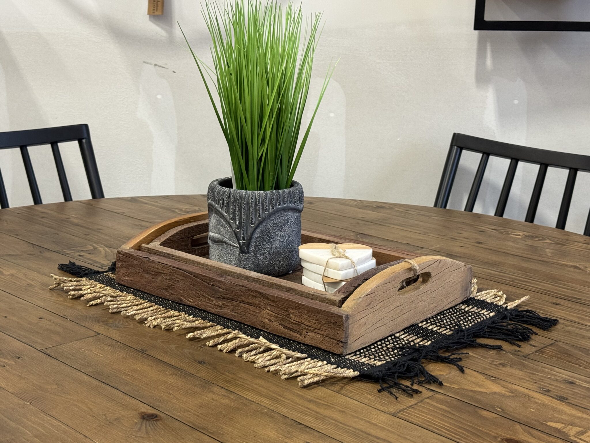 Set of 2 Reclaimed Timber Trays – Blueberry Meadows Interiors